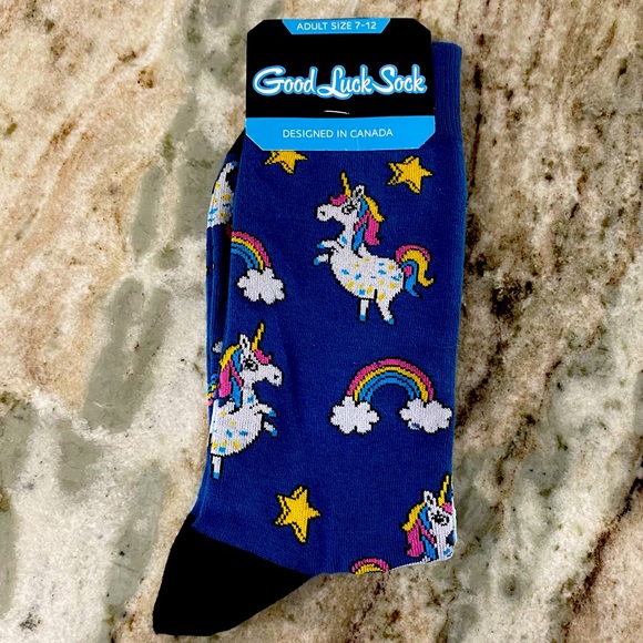 Good Luck Sock | Accessories | Good Luck Socks Unicorn | Poshmark